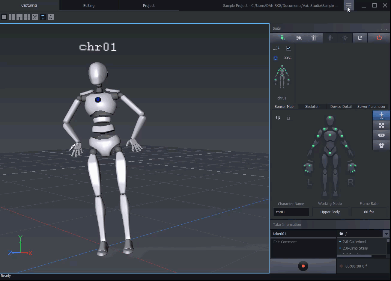 Frequency Setting – PERCEPTION NEURON